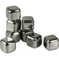 Tuscani 8 Stainless Steel Reusable Ice Cubes with Tongs - Walmart.com