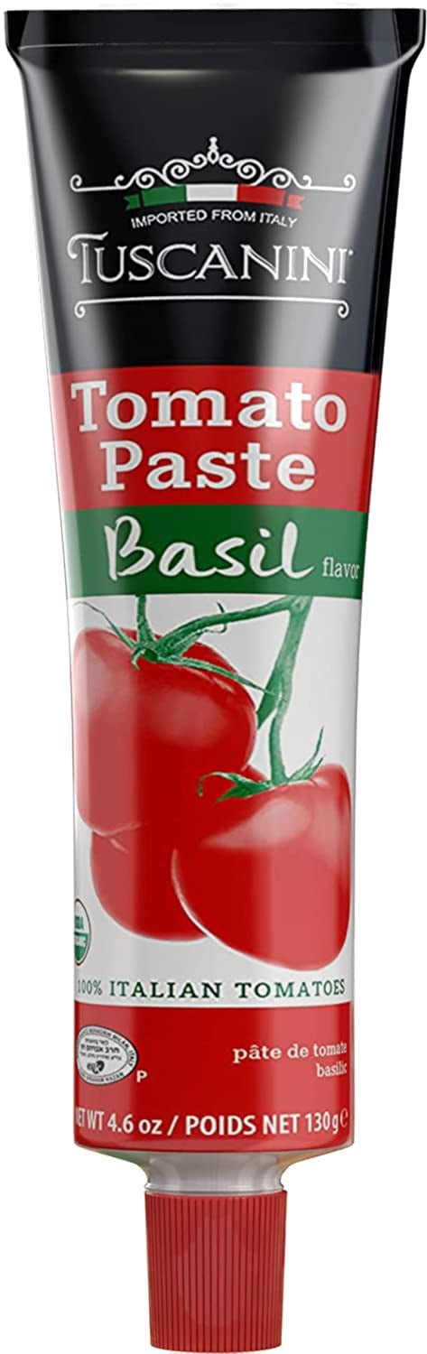 Tuscanini Italian Basil Tomato Paste, 4.5oz Tube (1 Pack) | Made with ...