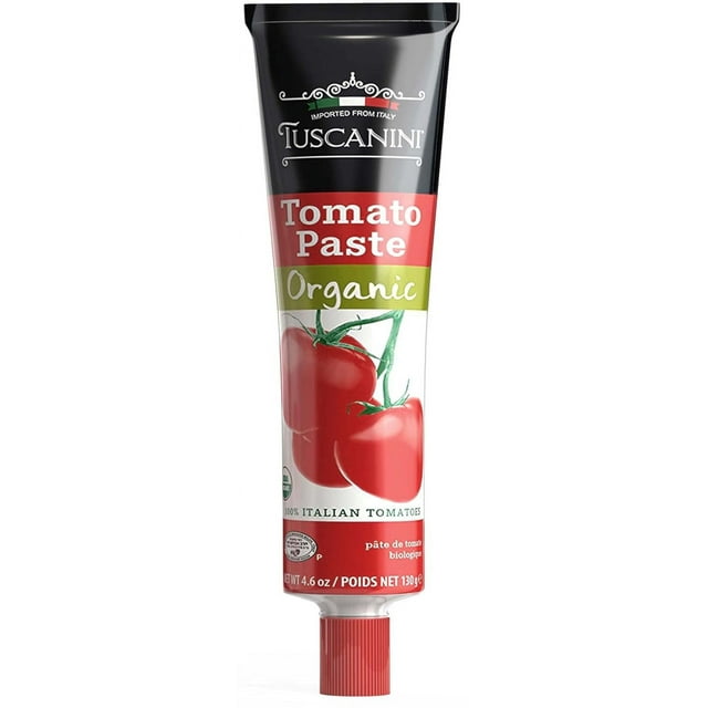 Tuscanini Organic Italian Tomato Paste Tube 4.6oz | Double Concentrated ...