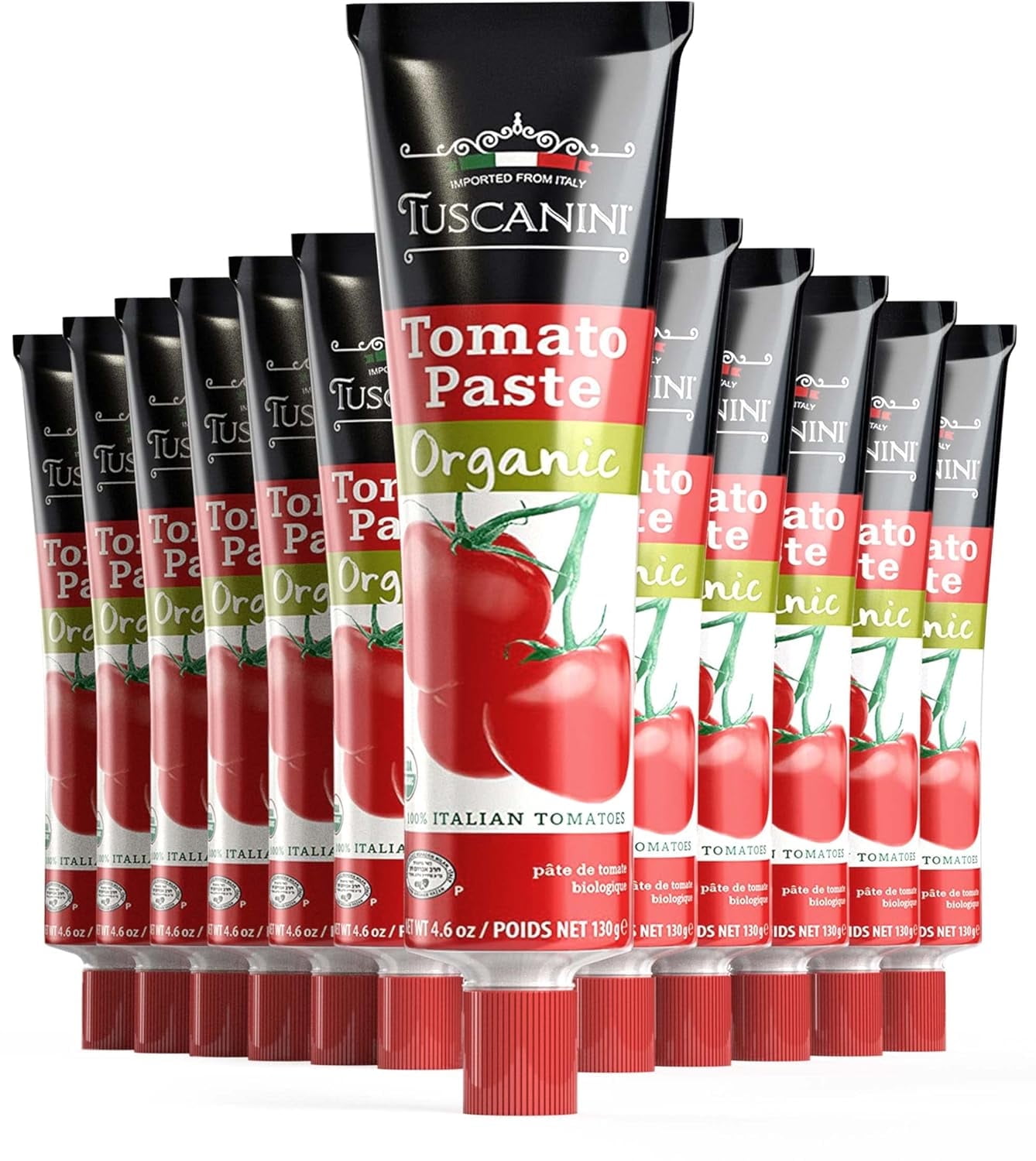 Tuscanini Organic Tomato Paste Tube 4.6oz (12 Pack) | Double ...