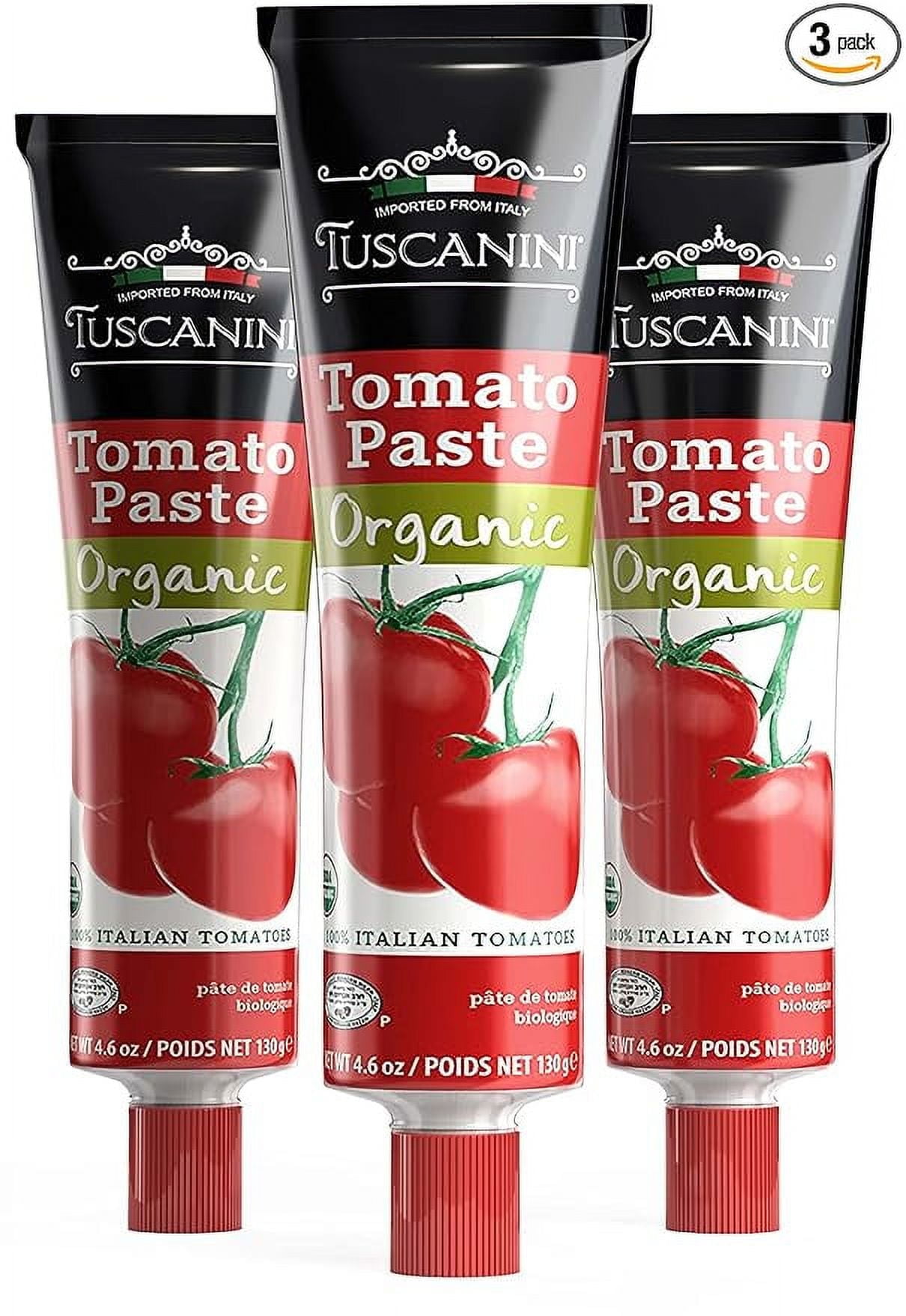 Tuscanini Organic Tomato Paste, Double Concentrated, 100% Italian, NON ...