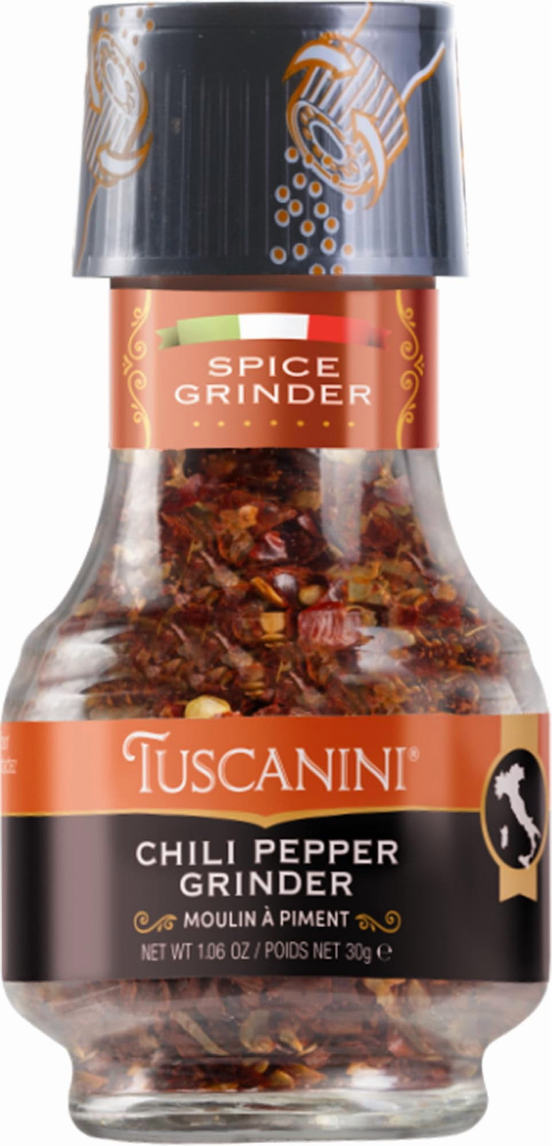 Tuscanini Premium Chili Pepper BCF26 Spice Grinder, 1.06oz | Freshly Ground Chili Powder ...