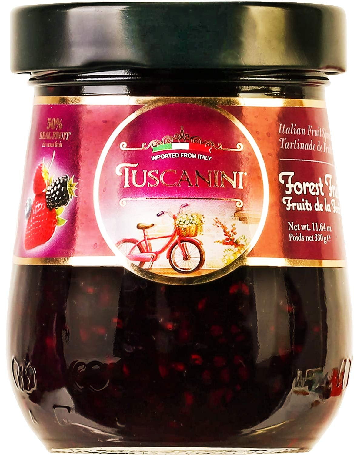 Tuscanini Premium Italian Forest Fruits Preserves, 11.64 oz Jar ...