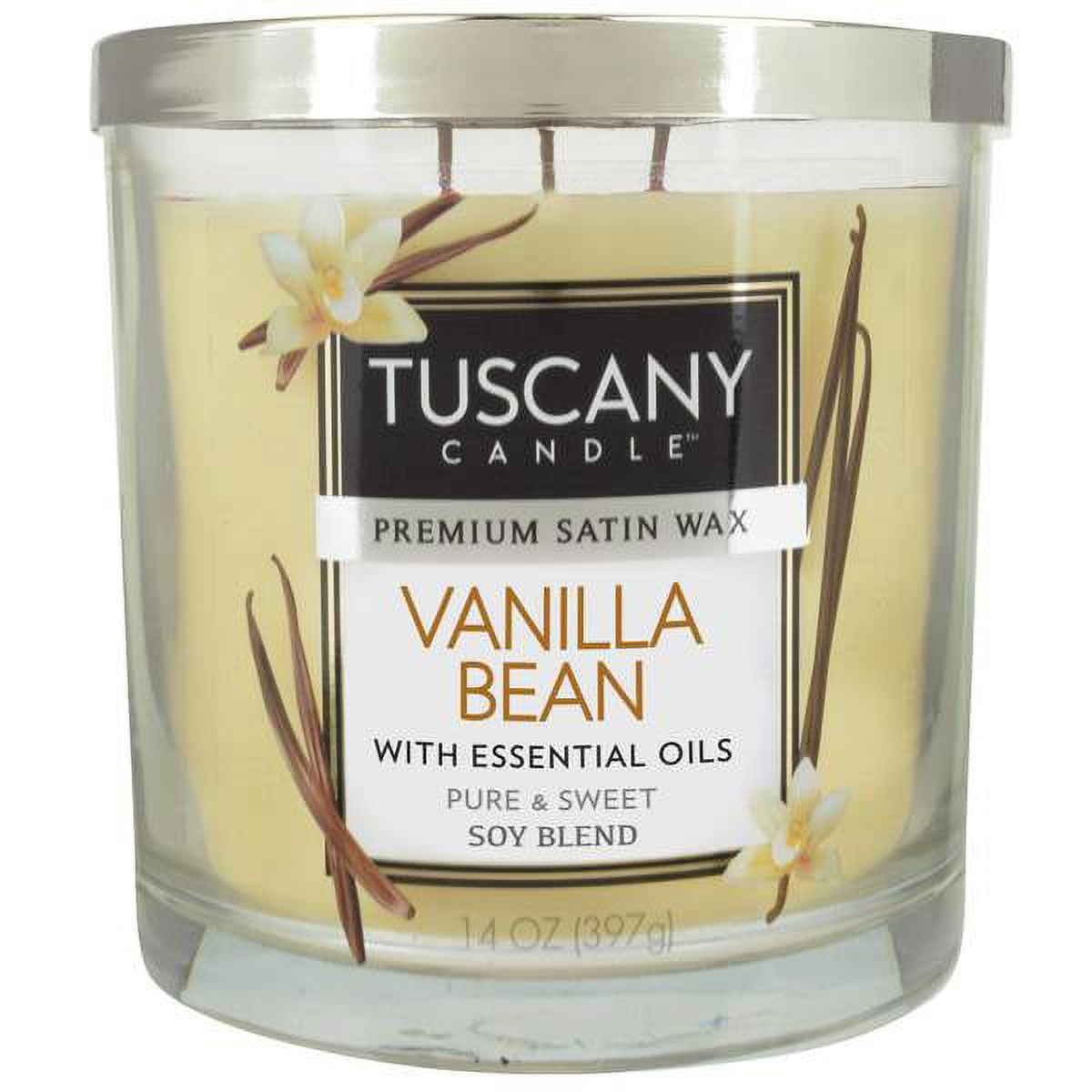 Tuscany Candle 14 oz Vanilla Bean Candle - Walmart.com