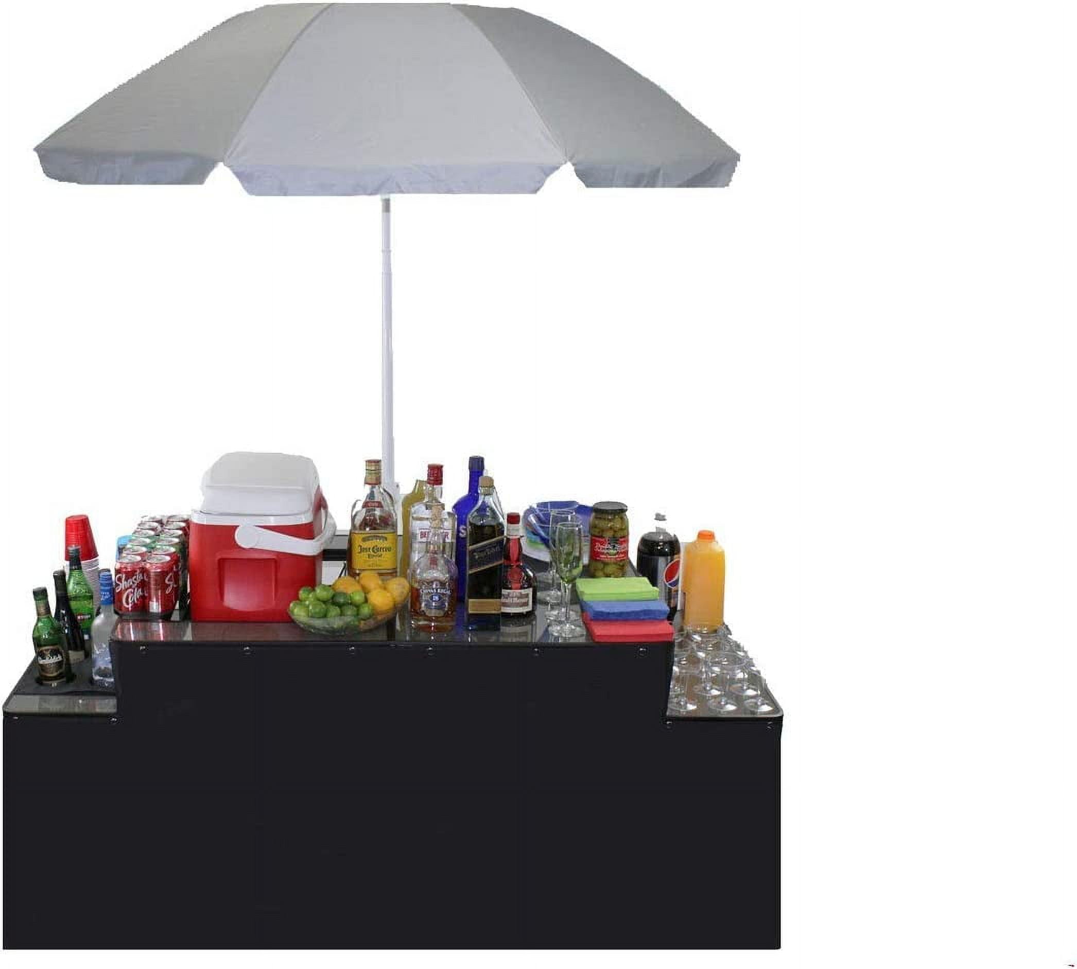 TuscanyPro Portable Outdoor Bartenders & Caterers Table - Foldable ...