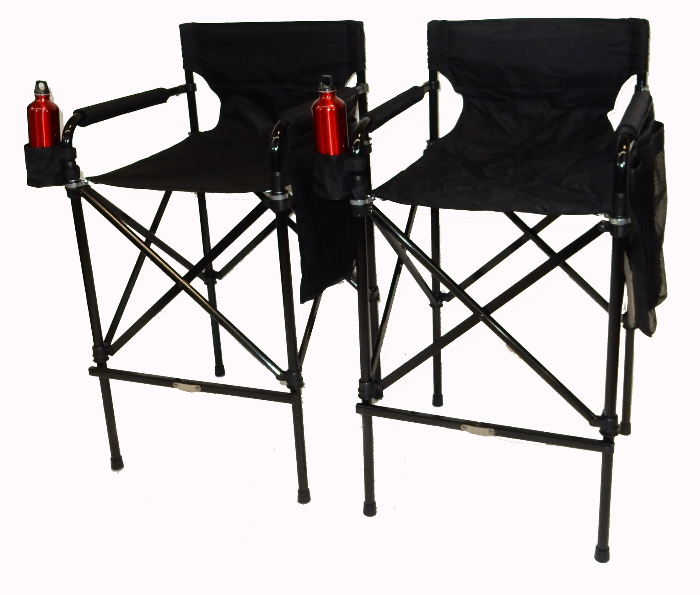 TuscanyPro Houdini Tall Director Chair - Set of 2 Quad Style, Super ...