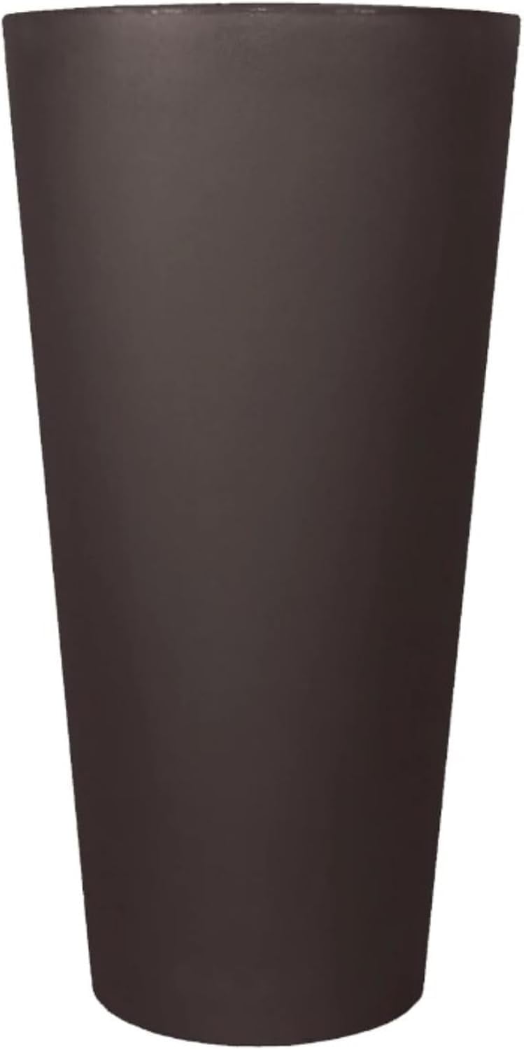 Tusco Products CTR26ES Cosmopolitan Tall Round Garden Planter, 26 ...