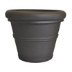 "Tusco Large 30"" Rolled Rim Plastic Outdoor Planter, Terra Cotta ...