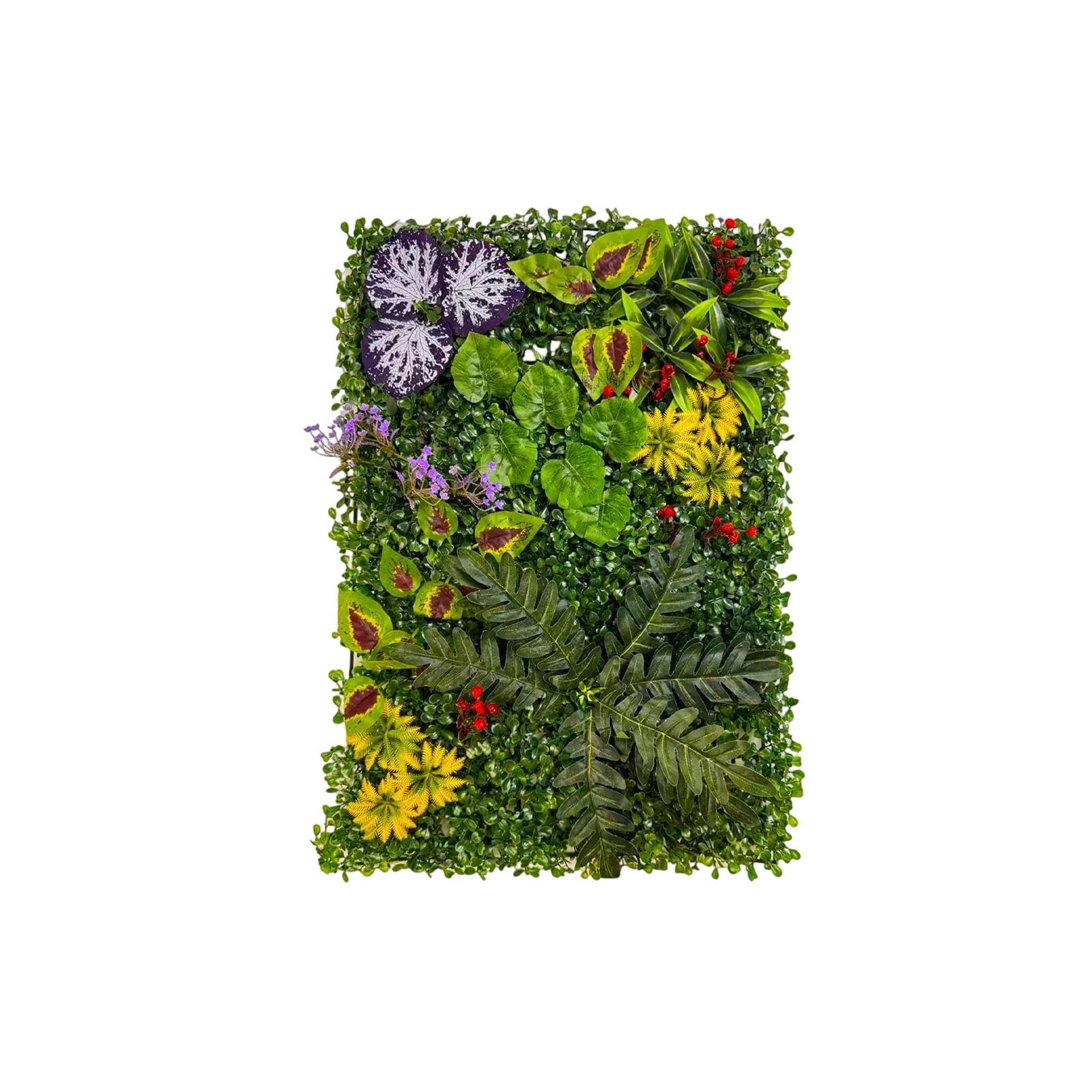 Tuscom 60x40cm Artificial Hedge Fence Panel Expandable Faux Leaf ...