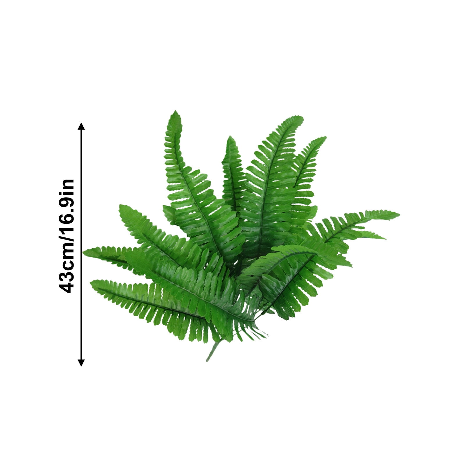 Tuscom Artificial Persian Fern Leaves Bouquet Realistic Silk Plants for ...