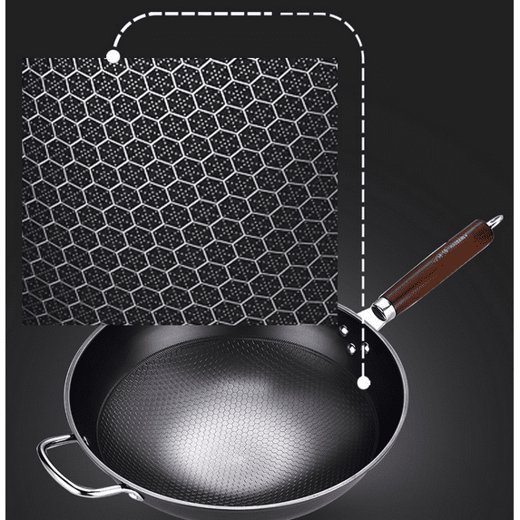 Tuscom Cast Iron Ear Handle Skillet Pan, 10in Traditional Flat Frying ...