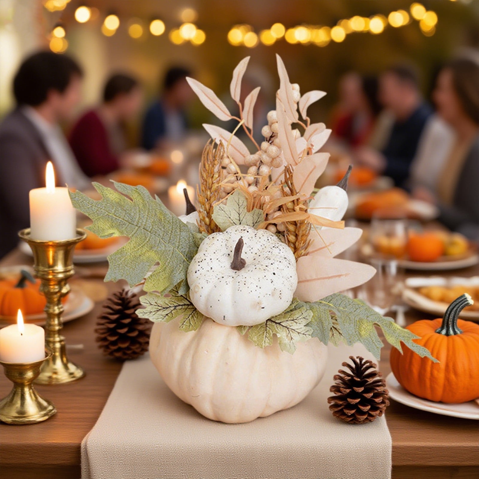 Tuscom Harvest Festival Decorations for Farmhouse, Thanksgiving Maple ...