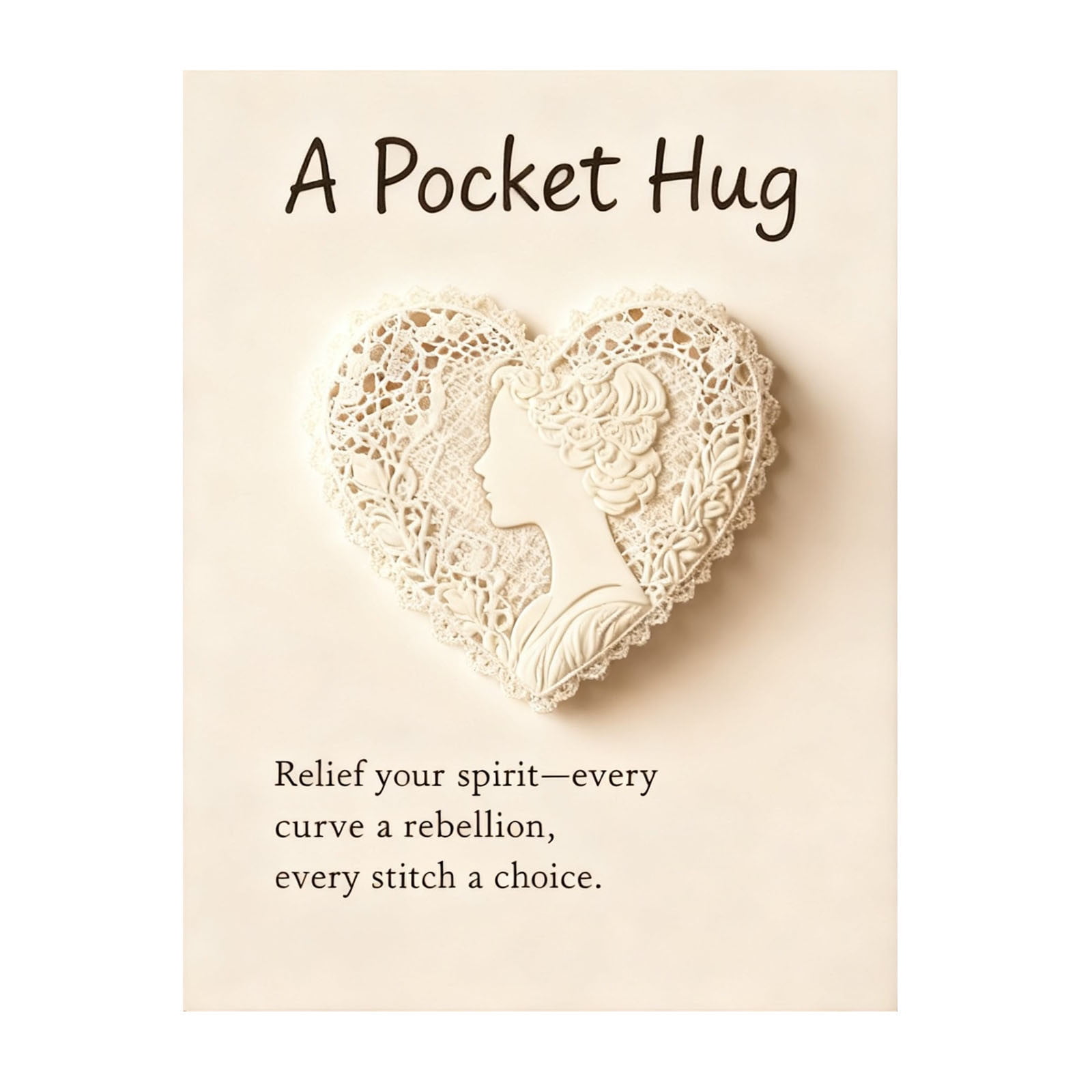 Tuscom Lace Theme Pocket Gift Card Decoration with Elegant Lace Accents ...