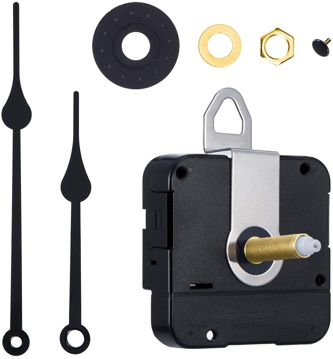 TuseyRxln Long Spindle Clock Movement - 4/5 Inch Maximum Dial Thickness ...