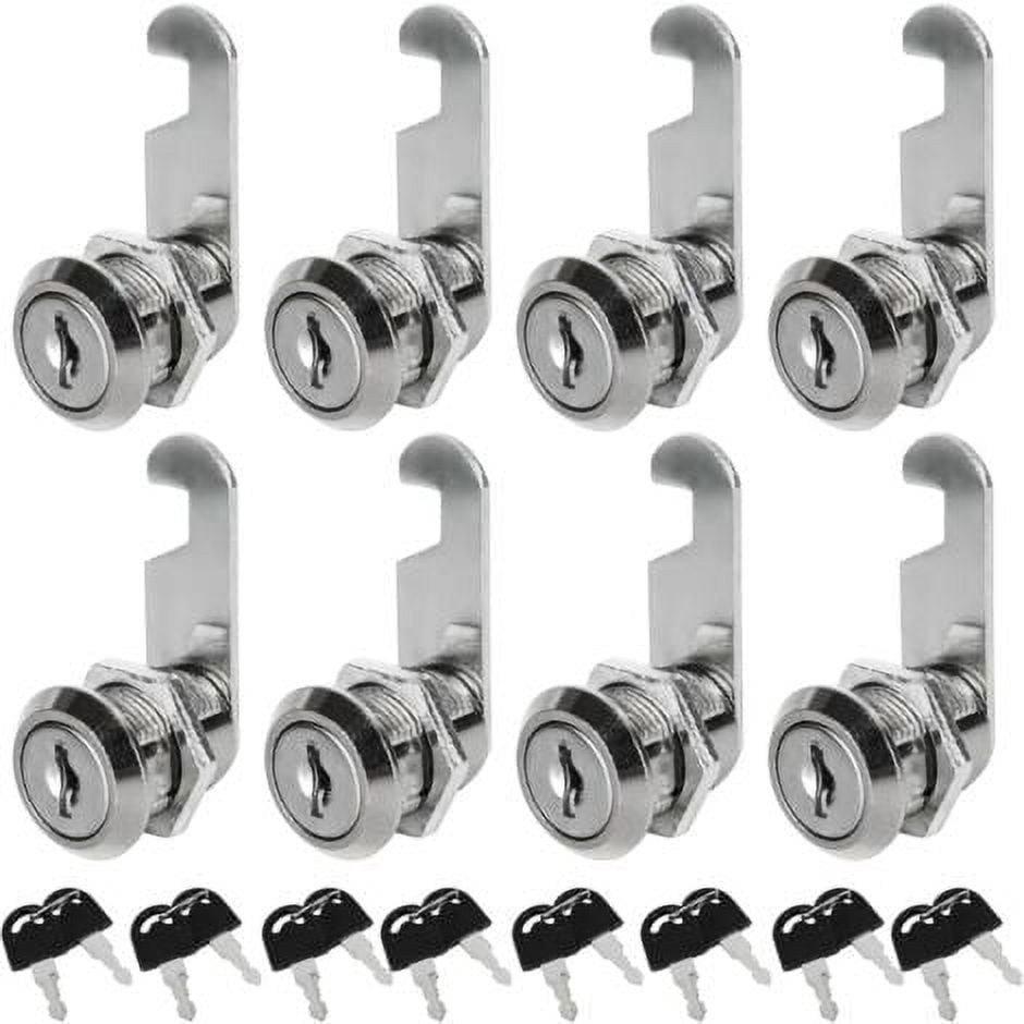 TuseyRxln Set of 8 Universal Mailbox Locks, 20mm Cylinder Cam Lock ...