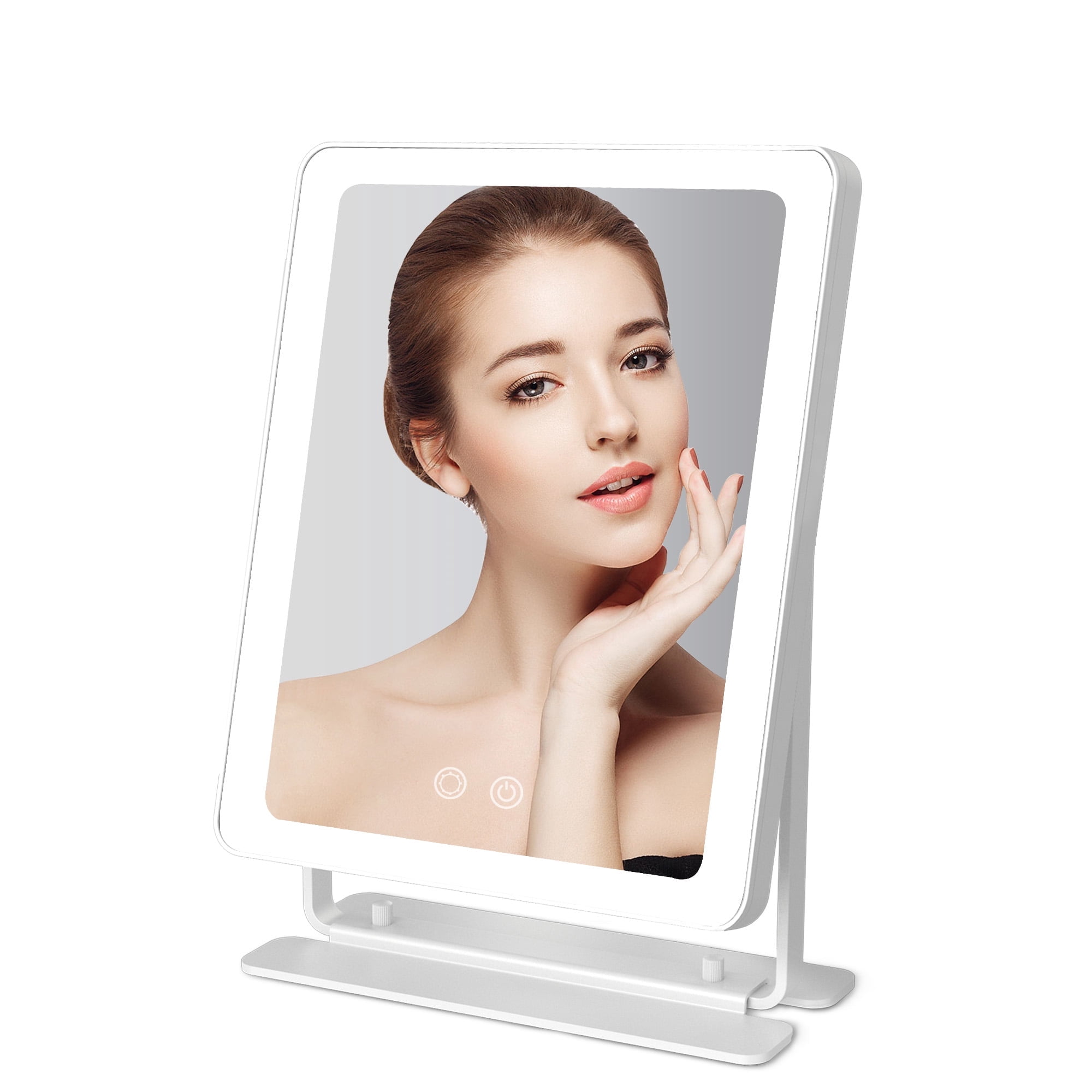 TUSHENGTU 9.8" Vanity Mirror With Light, 360° Rotation, Dormitory ...