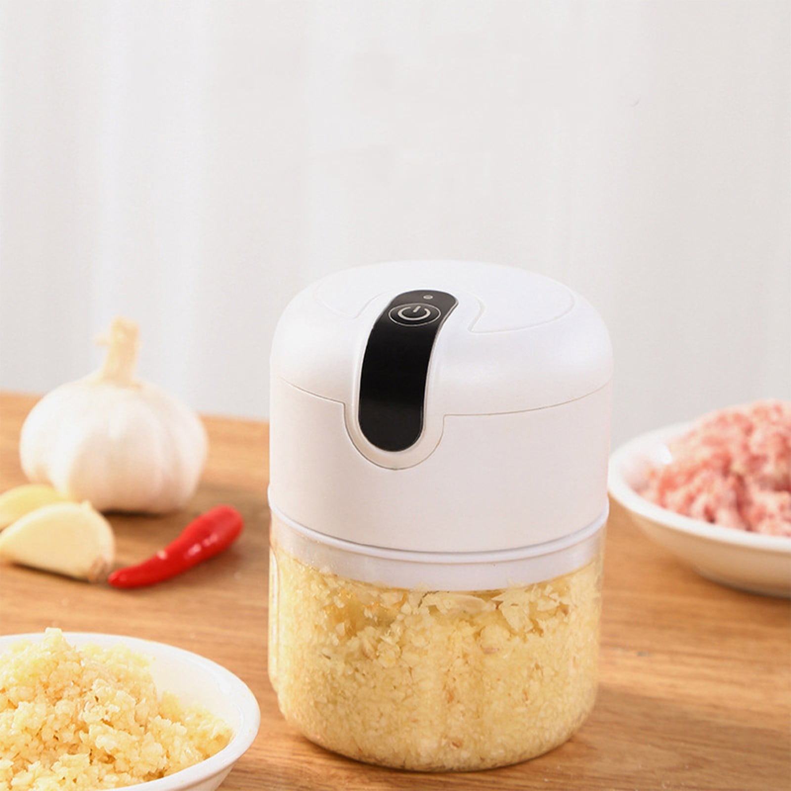 Tusihei Clearance Deals Mini Electric Garlic Chopper, Portable Mini ...