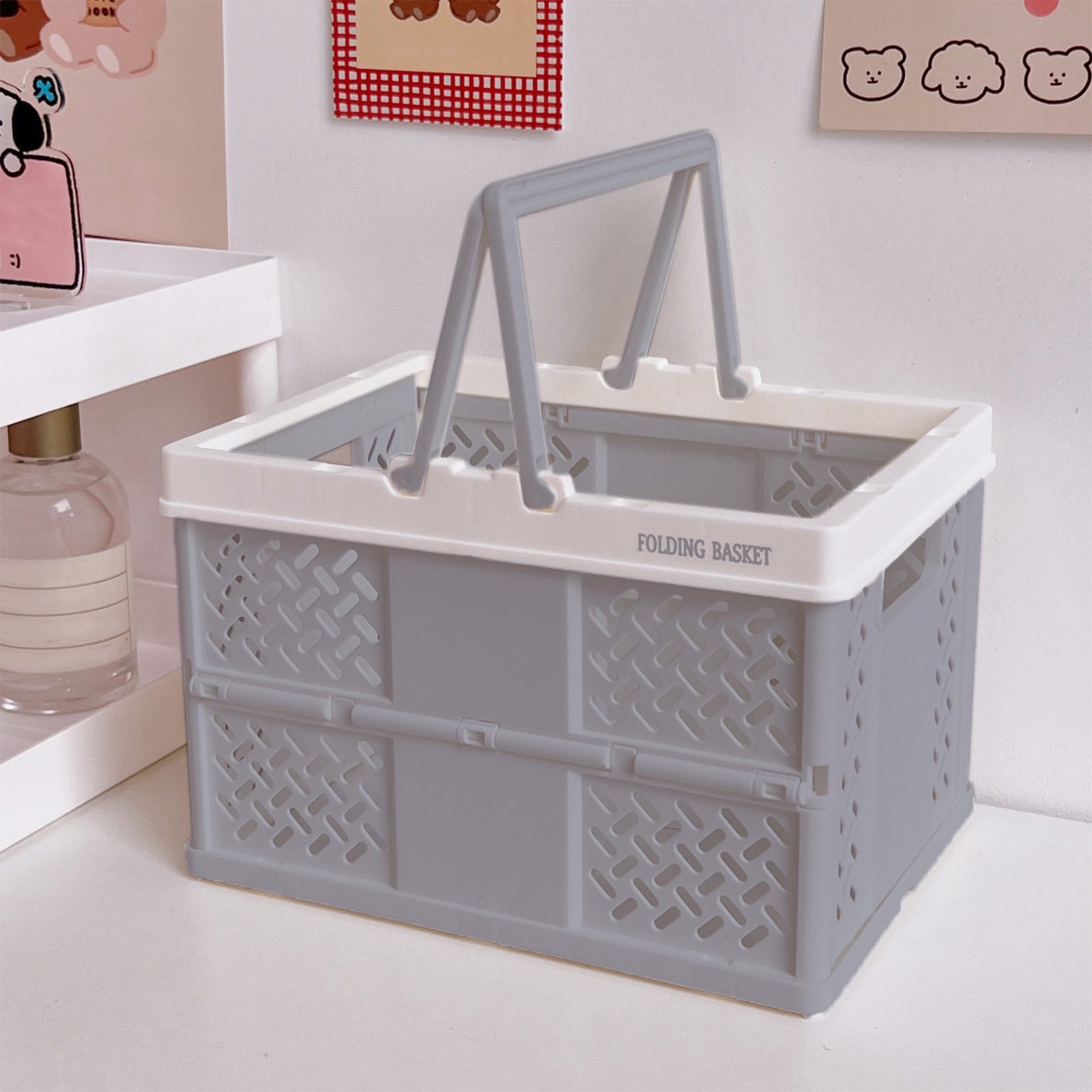 Tusihei Plastic Shower Basket, Portable Shower Caddy With Hooks, Clean ...