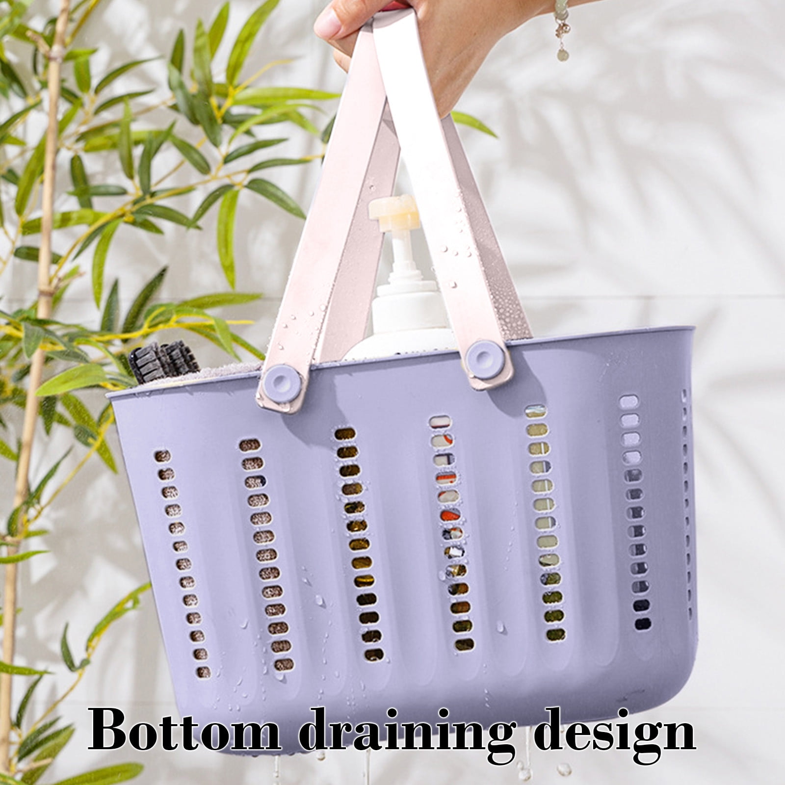 Tusihei Plastic Storage Containers With Hooks, Storage Organizer Box ...