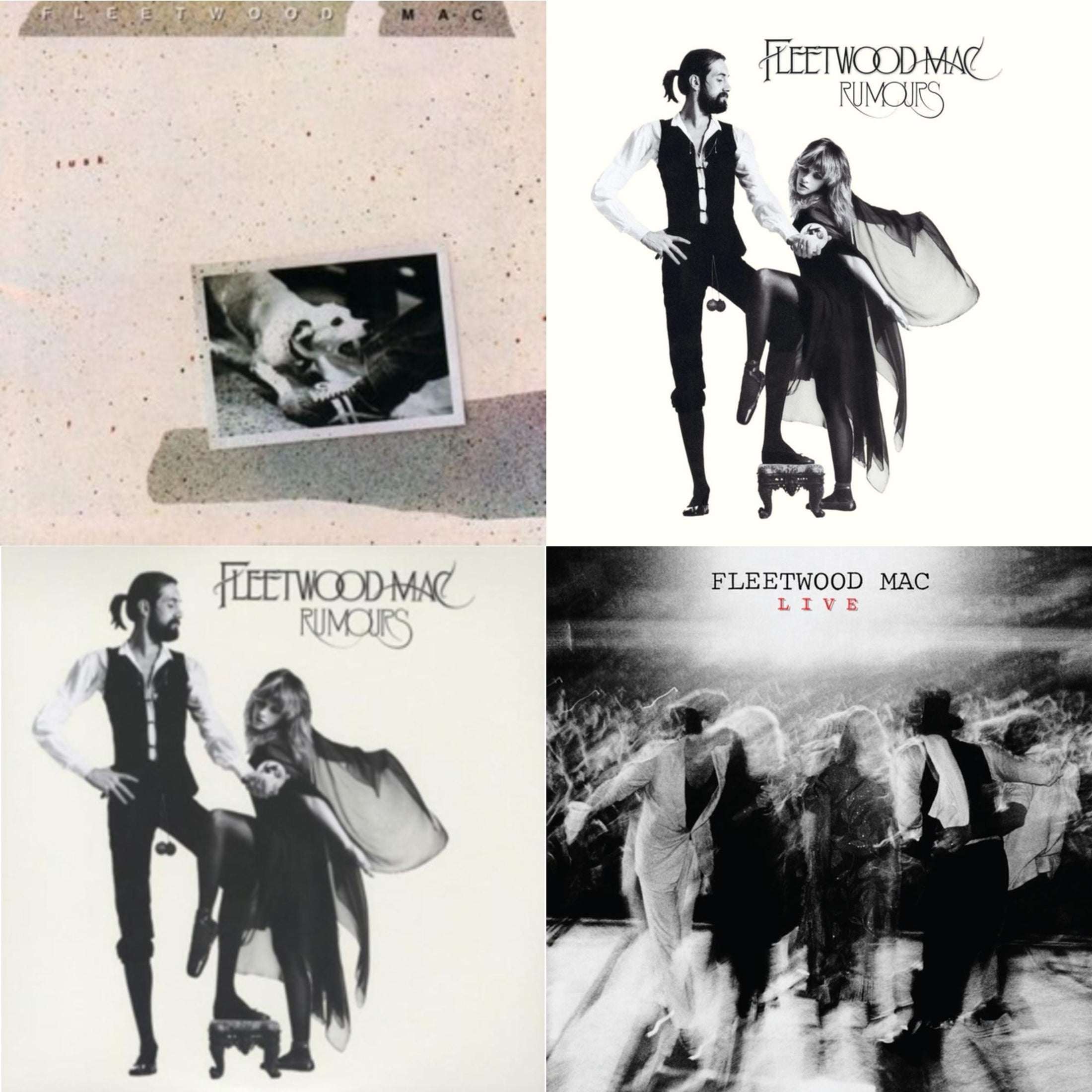 Tusk (2LP) & Rumours & Rumours (2LP/45RPM/Deluxe) & Fleetwood Mac Live ...