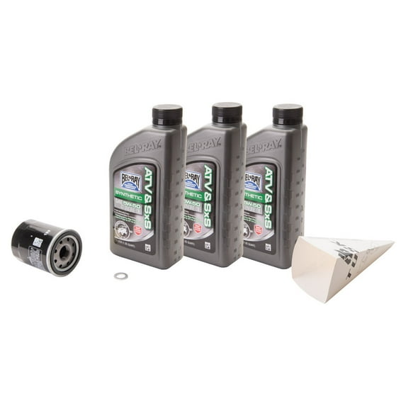 Tusk 4-Stroke Oil Change Kit Bel-Ray ATV & SXS Synthetic 5W-50 For ...