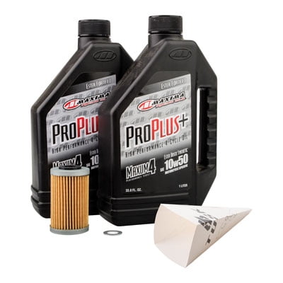 Tusk 4-Stroke Oil Change Kit For Maxima Pro Plus Synthetic 10W-50 For ...