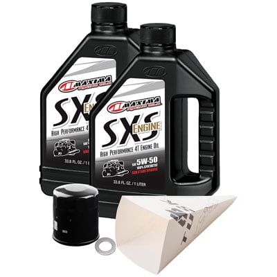 Tusk 4-Stroke Oil Change Kit Maxima SXS Synthetic 5W-50 For Polaris ...
