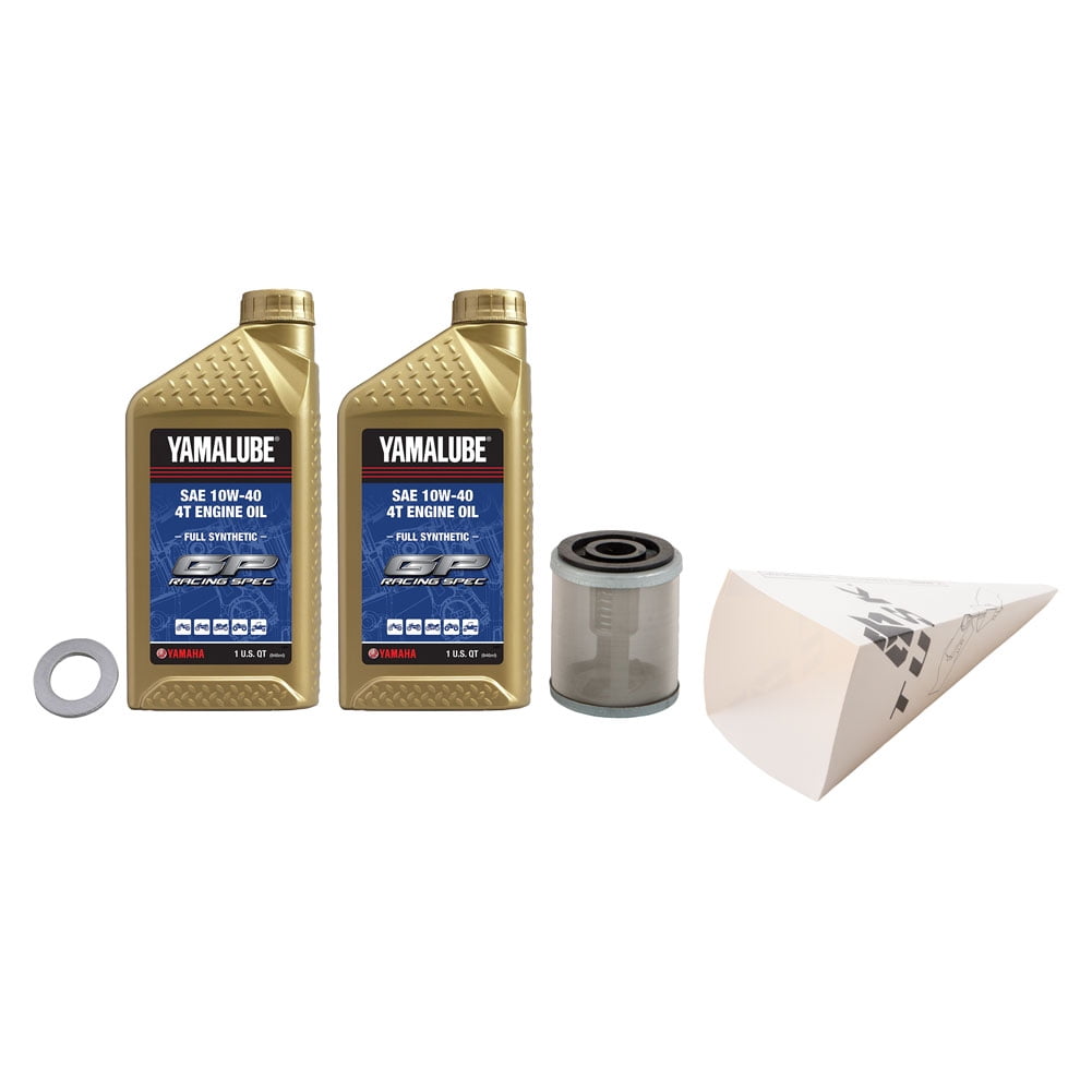 Tusk 4-Stroke Oil Change Kit Yamalube Hi-Perf. Synthetic 10W-40 ...