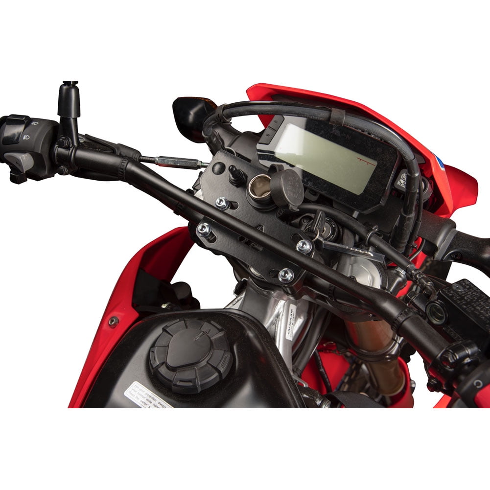 Tusk Accessory Dash Panel Big Bar Black Powder Coated for Honda CRF300L ...