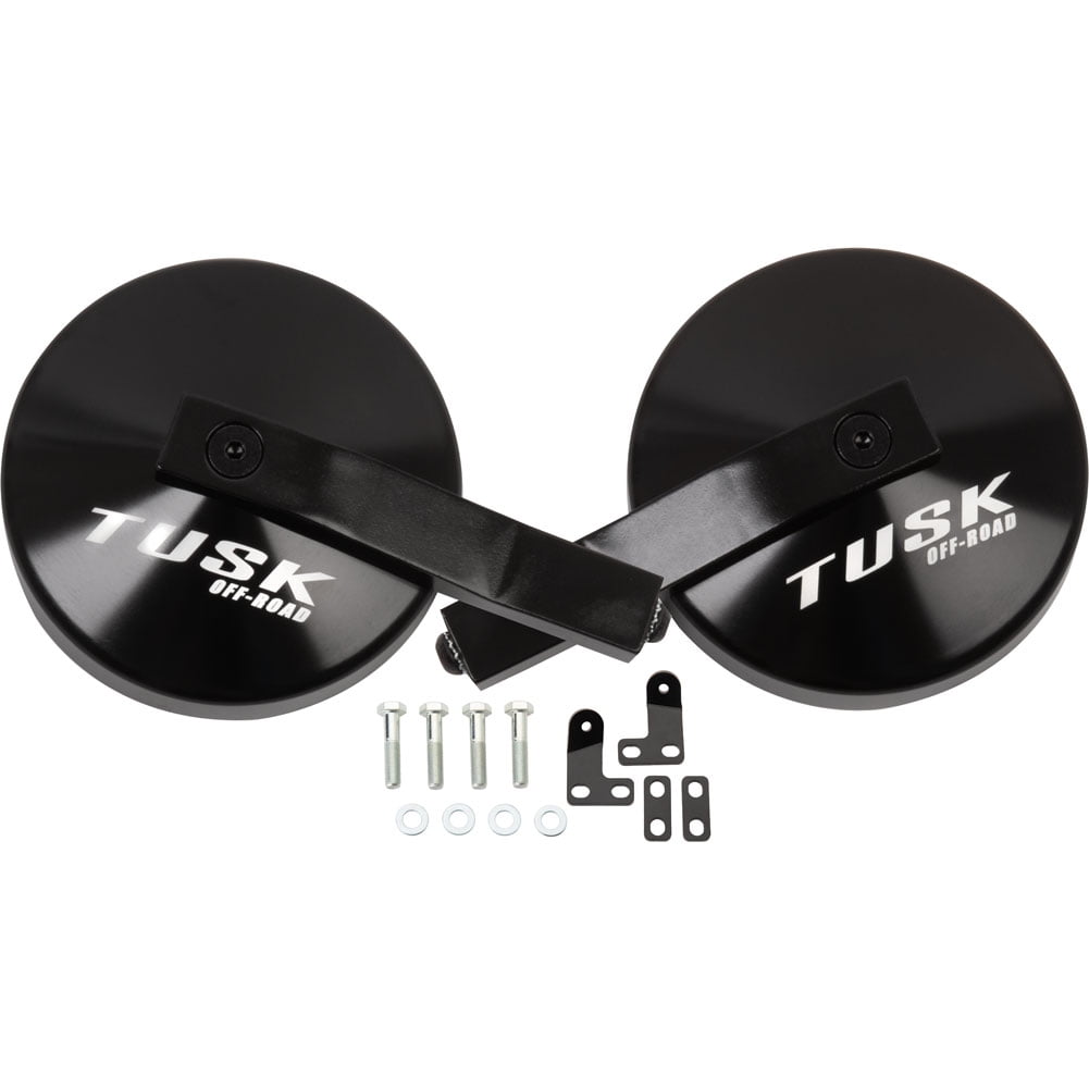 Tusk Alloy UTV Mirror Kit w/A-Pillar Mounts For Yamaha Wolverine RMAX4 ...