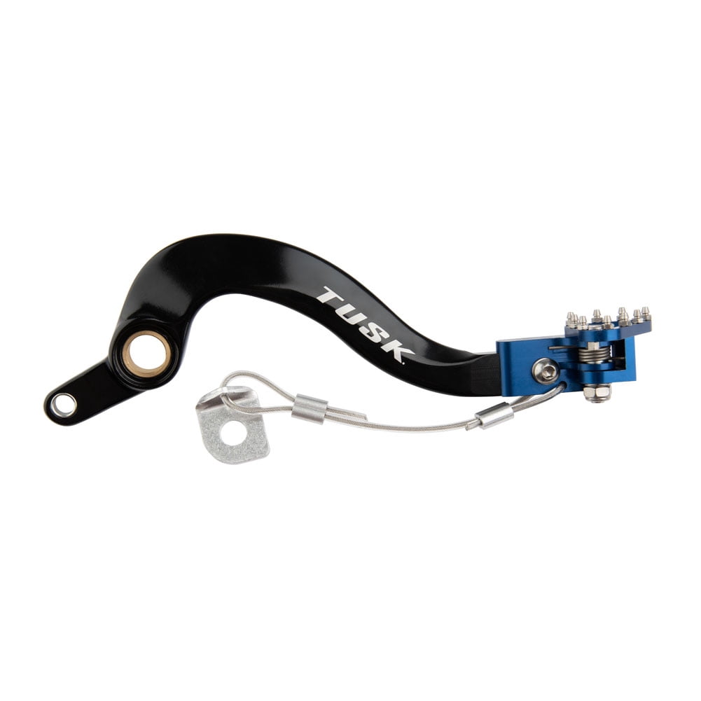Tusk Aluminum Brake Pedal Blue Tip for Yamaha YZ250F Monster Energy ...