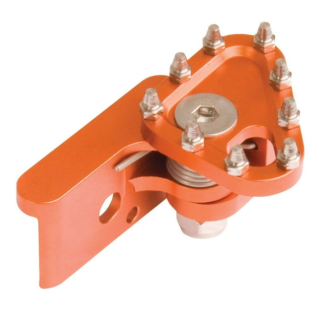 Tusk Aluminum Brake Pedal Replacement Toe Tip Orange for Yamaha YZ250 ...