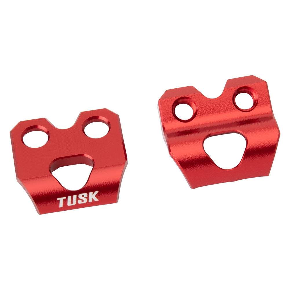 Tusk Billet Aluminum Brake Line Clamp Red for Honda CRF450R 2004-2024 ...