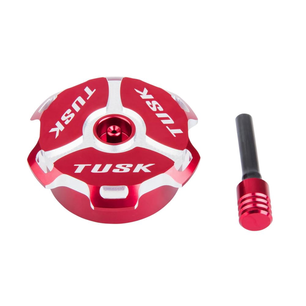 TUSK Billet Aluminum Gas Cap Red Machined for Honda CRF450RL 2021-2025 ...