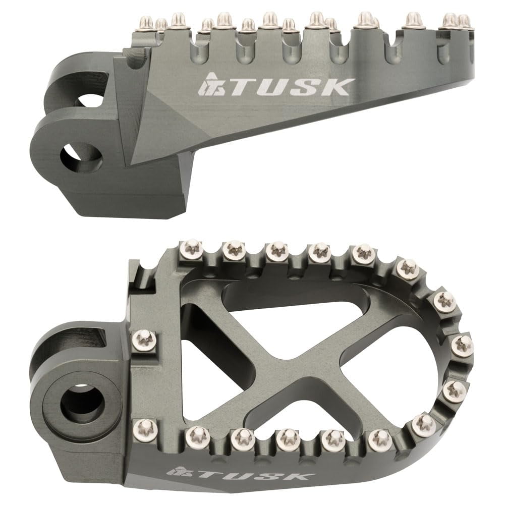 TUSK Billet Race Foot Pegs for Suzuki RM125 1991-2002 - Walmart.com