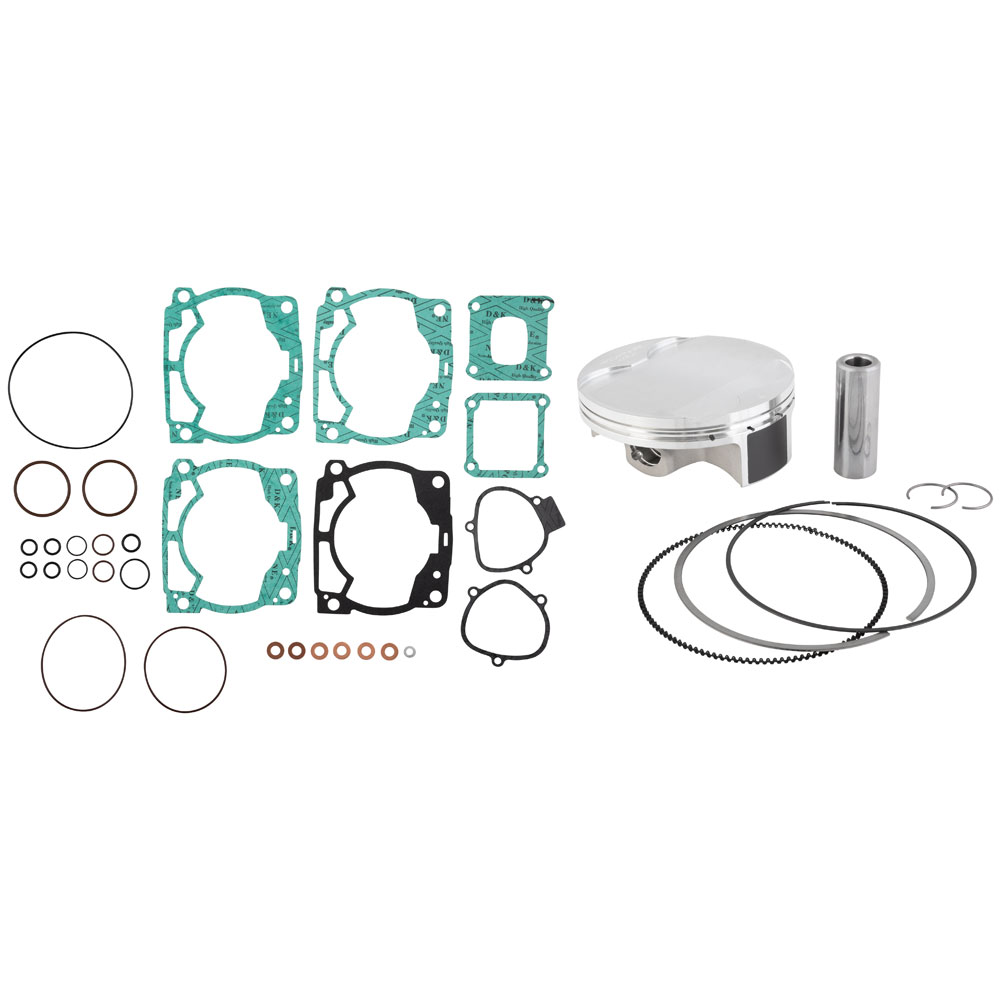 Tusk Complete Top End Rebuild Kit Pro-Lite Standard (72 mm) Wiseco Piston for KTM 300 XC-W ...
