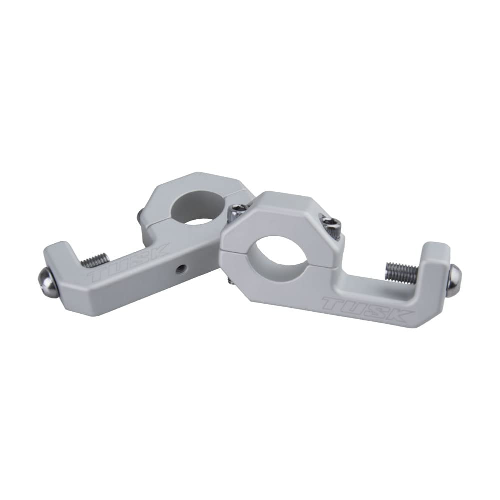 Tusk D-Flex Pro Handguard Bar Clamps Silver 1 1/8" Bars - Walmart.com