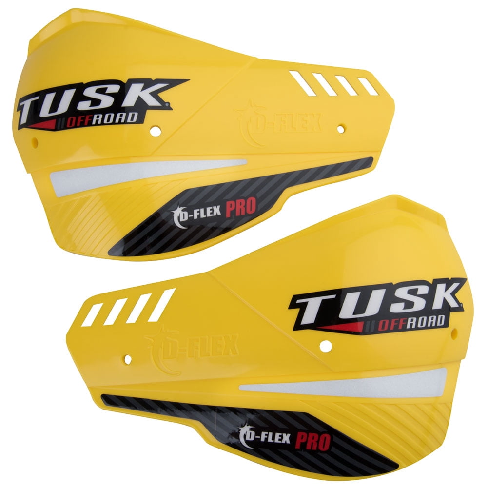 Tusk D-Flex Pro Replacement Plastic Handguard Shields Yellow - Walmart.com