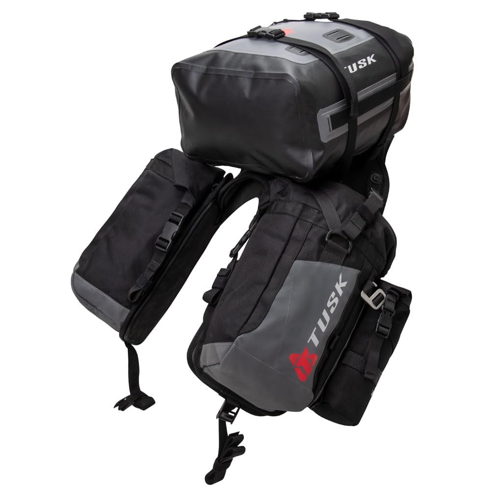 Tusk Excursion Rackless Luggage System w/Small Dry Duffel & Bottle ...