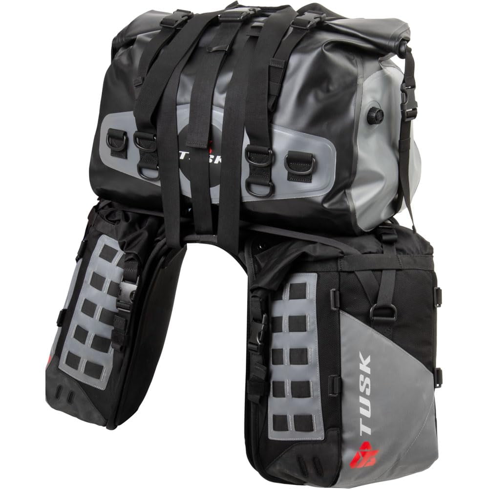 Tusk Highland X2 Rackless Luggage System, Medium Dry Duffel Tail Bag ...