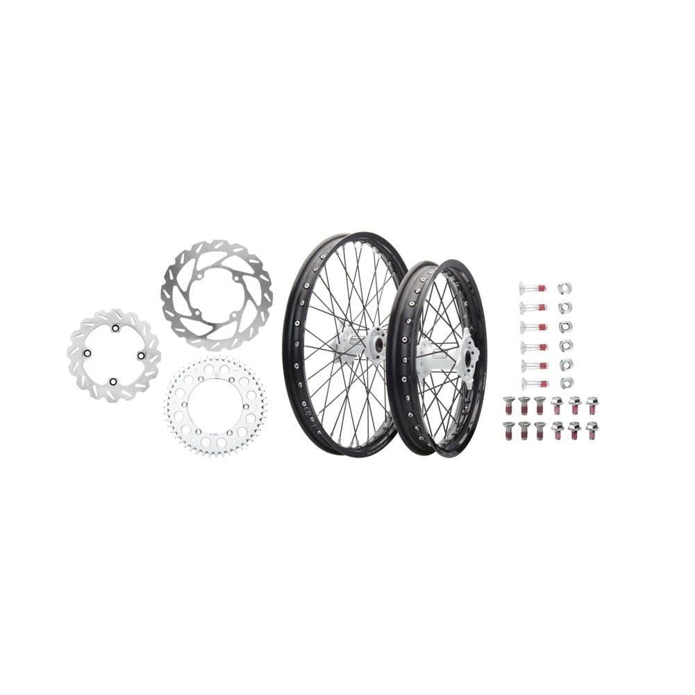 Tusk Impact Complete Front/Rear Wheel Package 1.60 x 21 / 2.15 x 18 ...