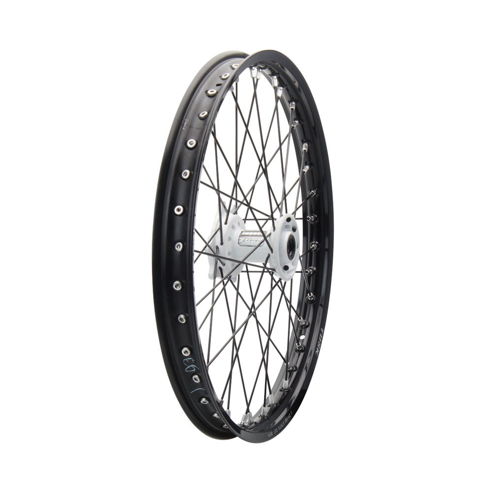 Tusk Impact Complete Wheel - Front 21 x 1.60 Black Rim/Black Spoke ...