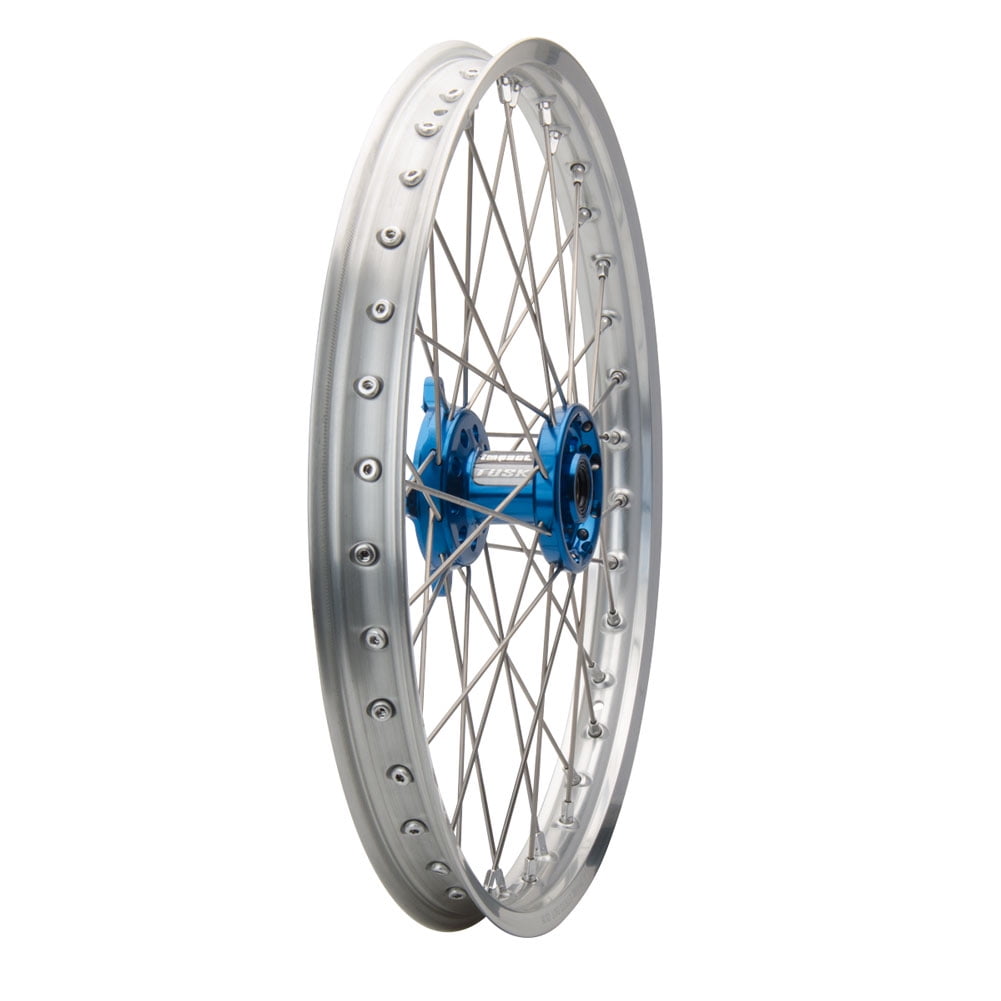 Tusk Impact Complete Wheel - Front 21 x 1.60 Silver Rim/Silver Spoke ...