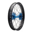 Tusk Impact Complete Wheel - Rear 19 X 2.15 Black Rim/Silver Spoke/Blue ...