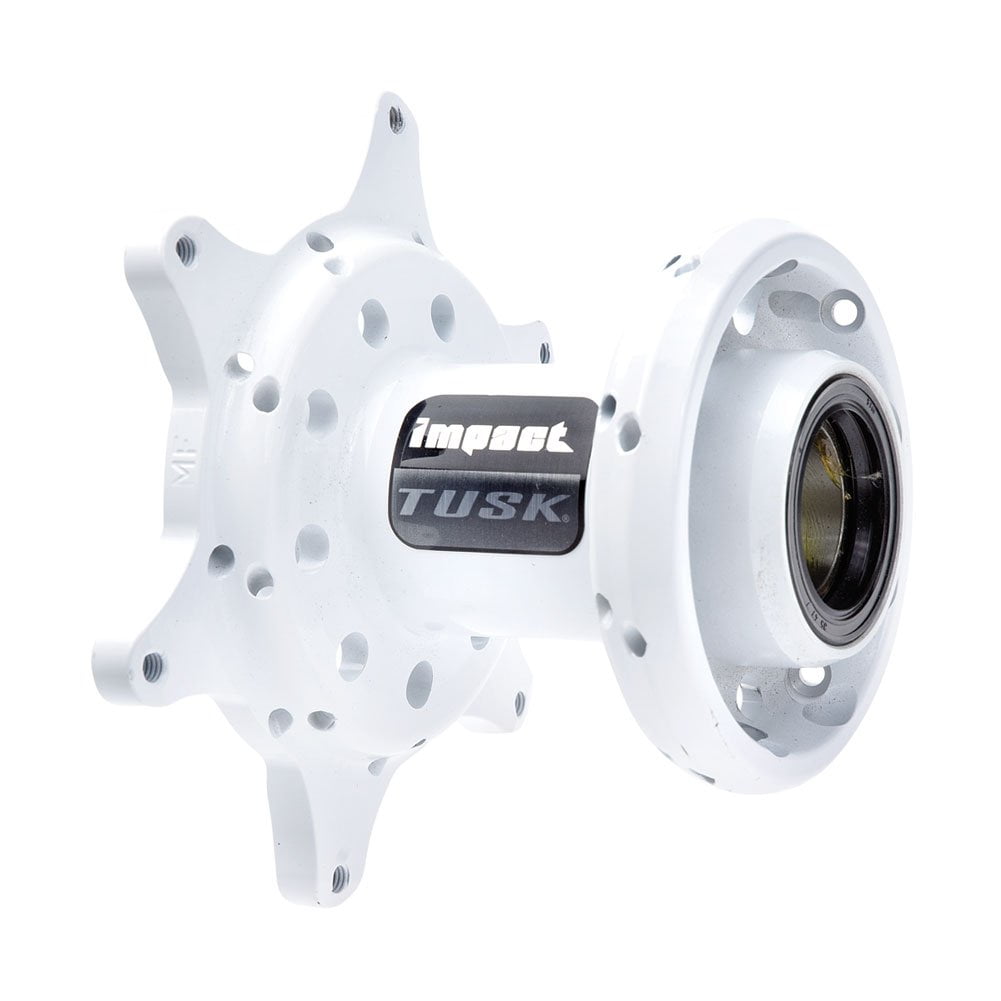 Tusk Impact Motorcycle Hub - Front White for Husqvarna Tc 125 (Fuel ...