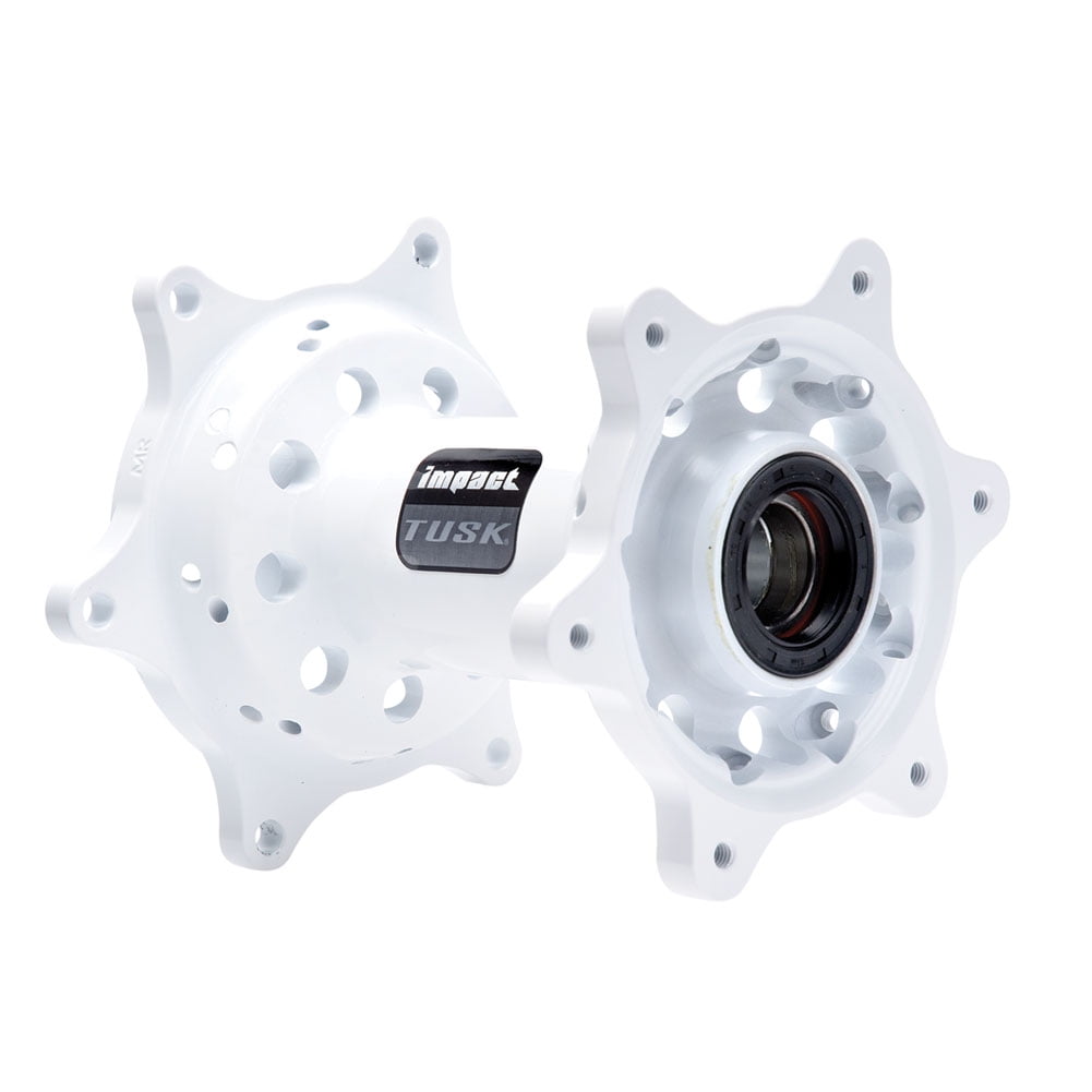 Tusk Impact Motorcycle Hub - Rear White for Husqvarna TE 150 (Fuel ...