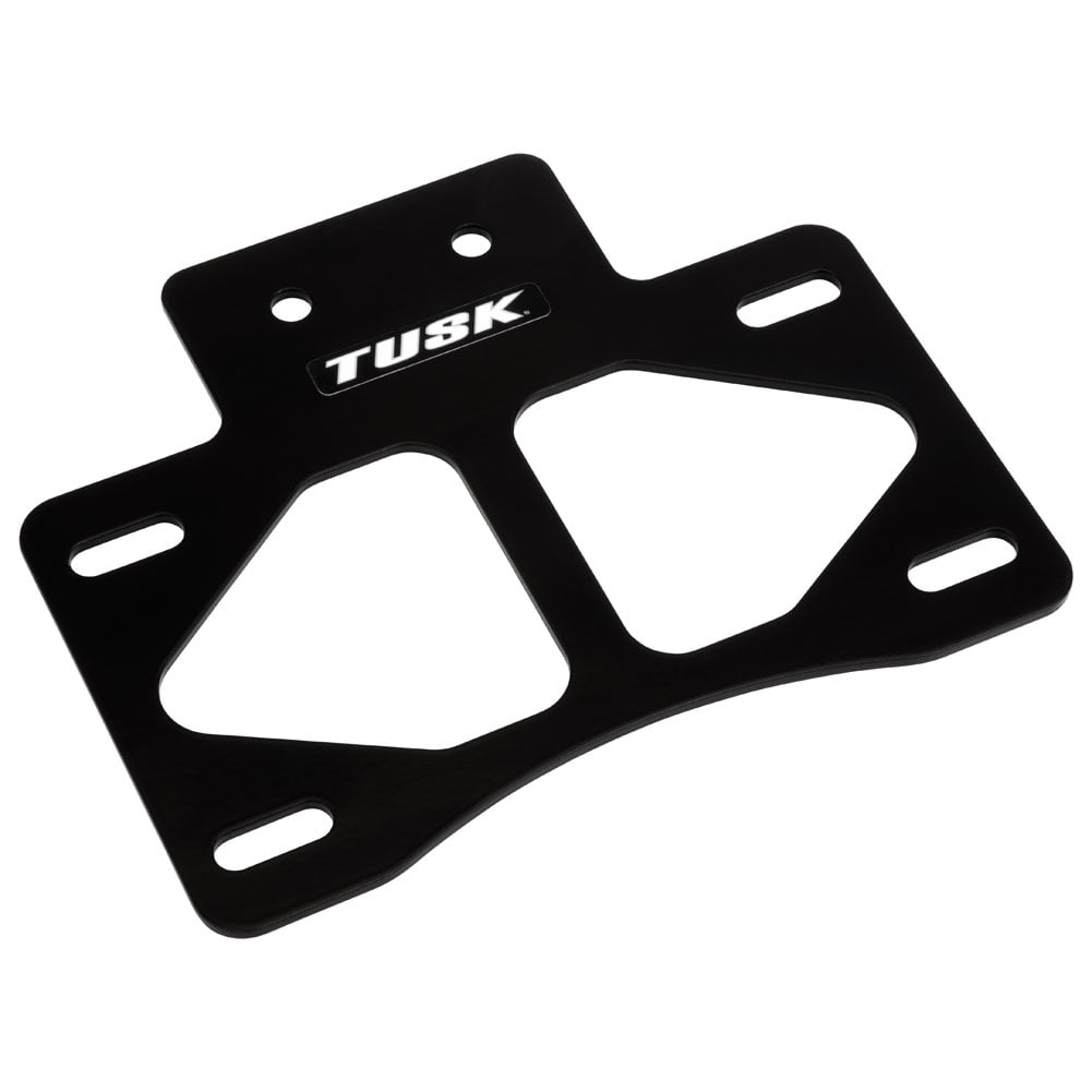 Tusk License Plate Mount Black Powder Coated For Polaris GENERAL XP 4 ...