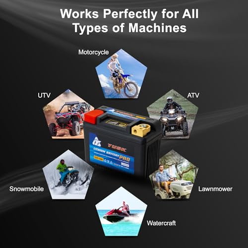 Tusk Lithium Pro Battery TLFP-7L Compatible with KTM 300 XC 2009-2025/ ...