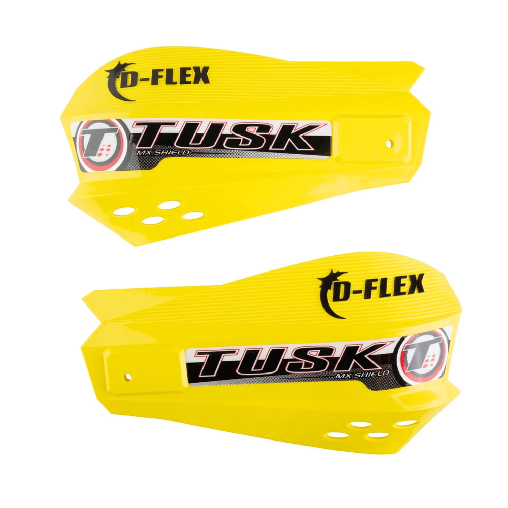 Tusk 119-801-0007 Mx D-Flex Replacement Plastic Hand Shields - Yellow ...