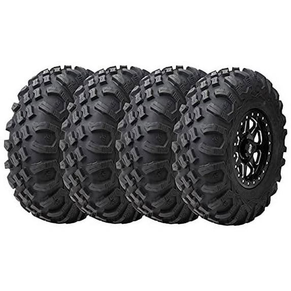 Tusk Megabite Radial UTV Tire & Wheel Kit 32x10-14 Polaris RZR XP 1000 ...